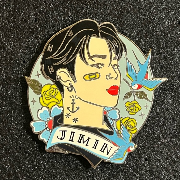 Small Business | Accessories | Clearance Bts Jimin Tattoo Pin | Poshmark